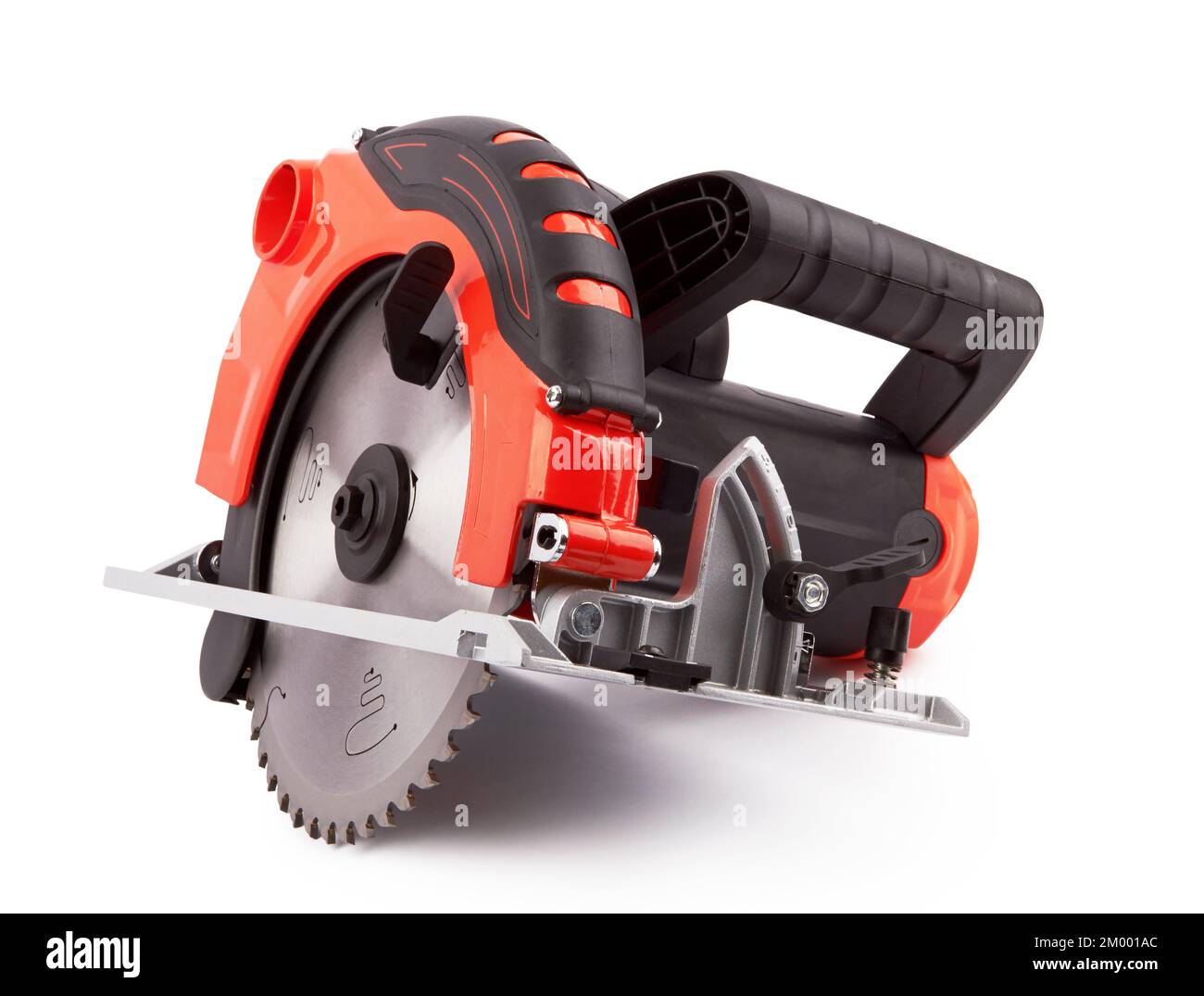Power tools circular saw isolated on a white background Stock Photo - Alamy