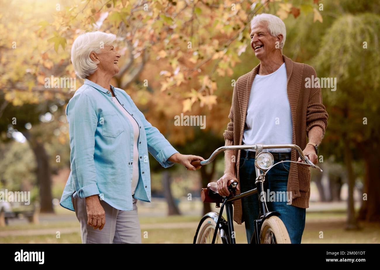 Elderly man riding bicycle bike ride exercise park cycle hi-res stock ...