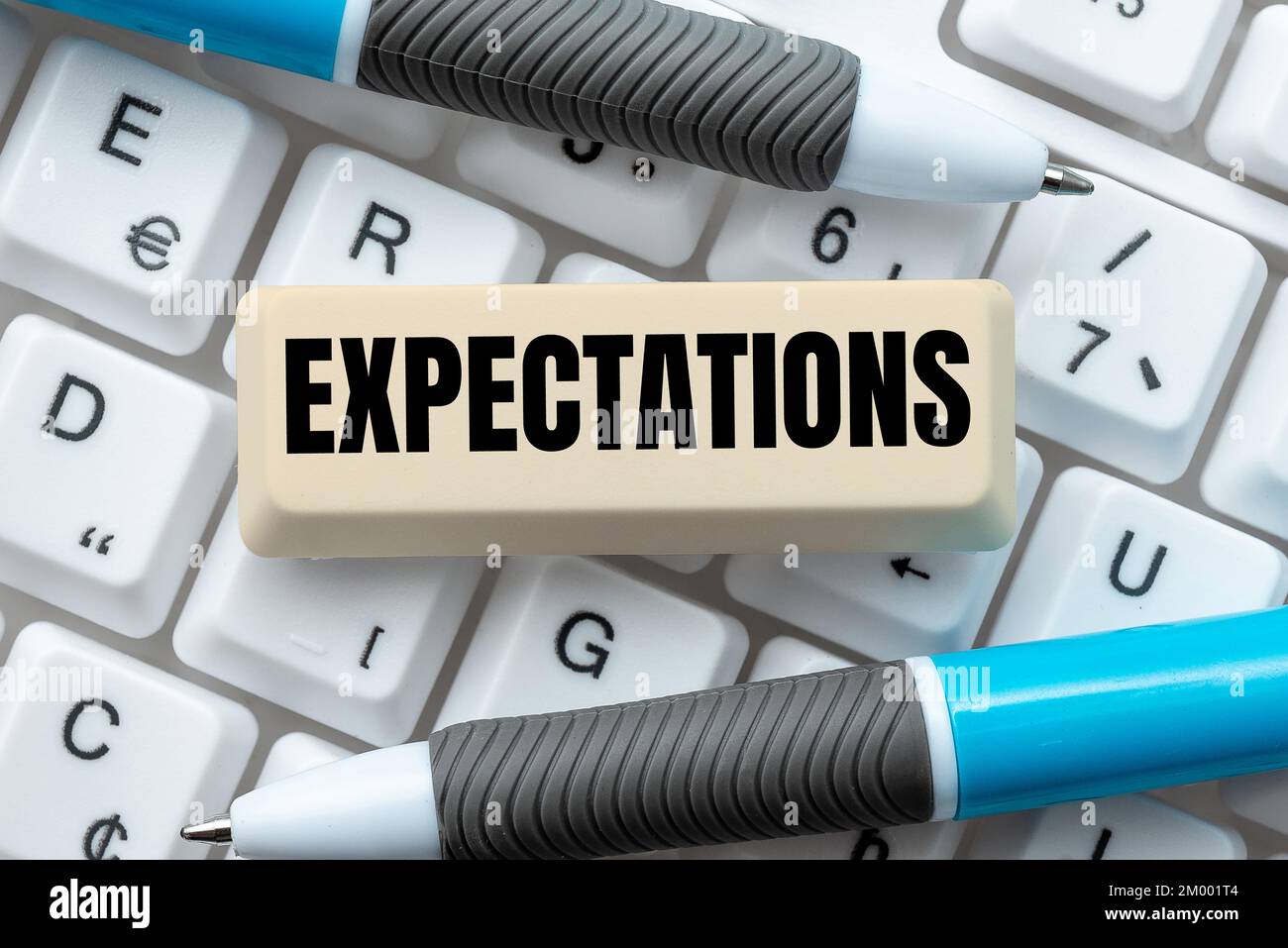 Writing Displaying Text Expectations Word For Strong Belief That