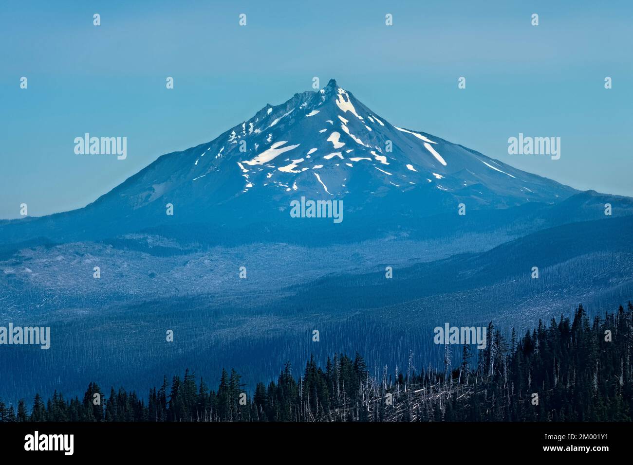 Mount Jefferson view, Pacific Crest Trail, Oregon, USA Stock Photo - Alamy