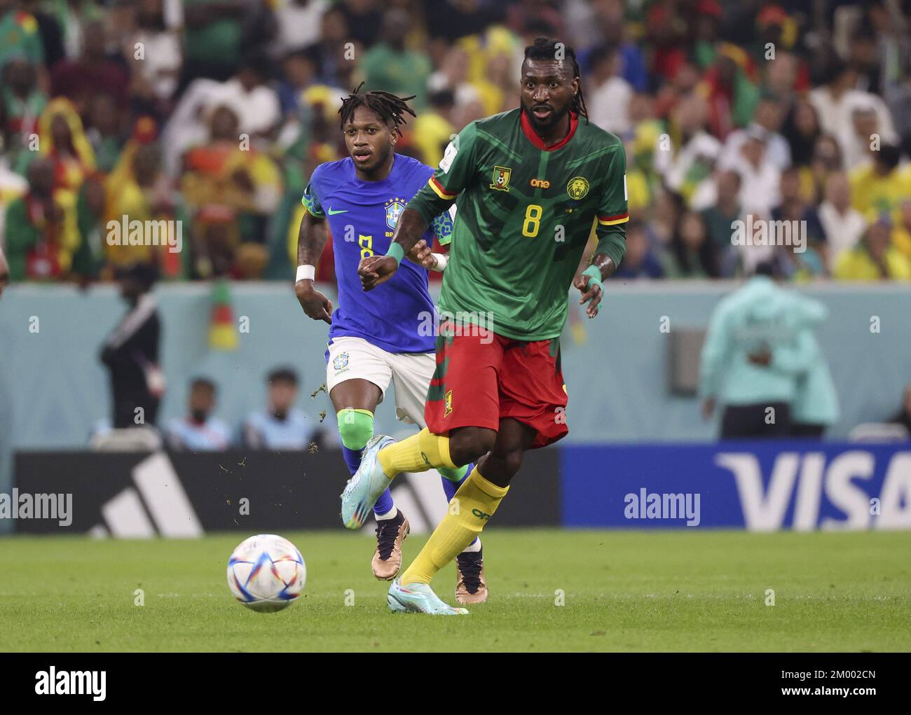 Al Daayen, Qatar. 02nd Dec, 2022. Andre-Frank Zambo Anguissa of ...
