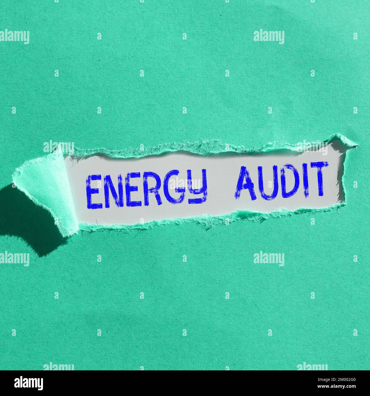 Hand writing sign Energy Audit. Business overview assessment of the ...