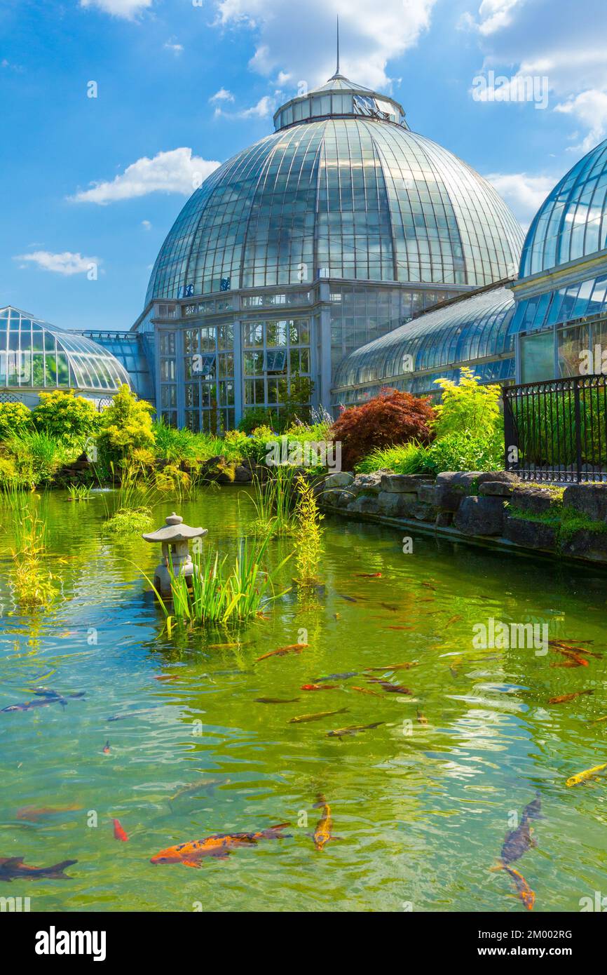 The Anna Scripps Whitcomb Conservatory, also known as the Belle Isle ...