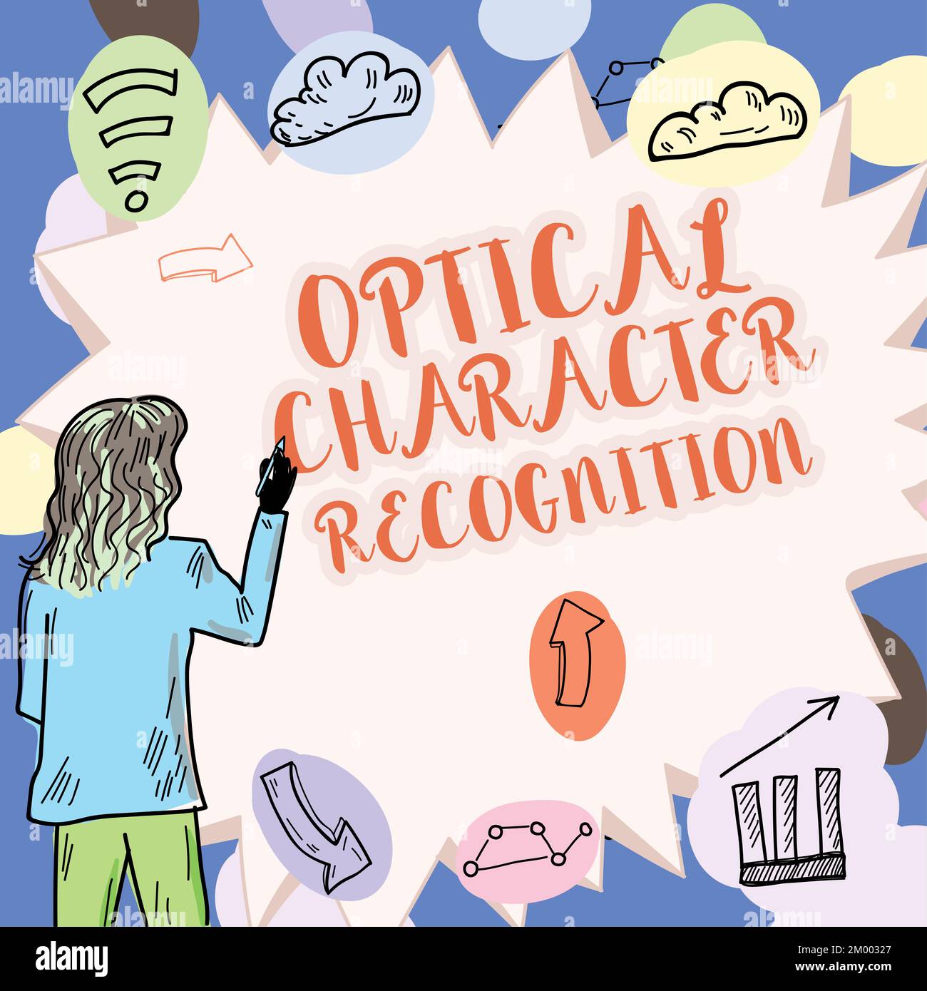 Text caption presenting Optical Character Recognition. Conceptual photo ...