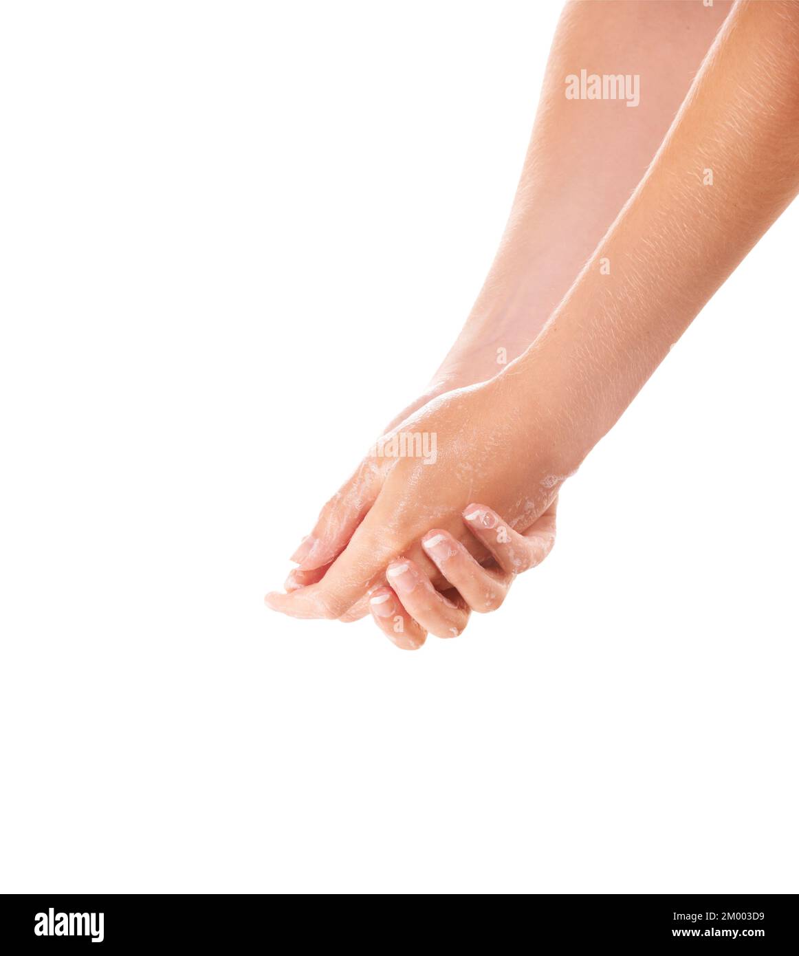 Theres nothing better than fresh hands. womans soapy hands Stock Photo ...