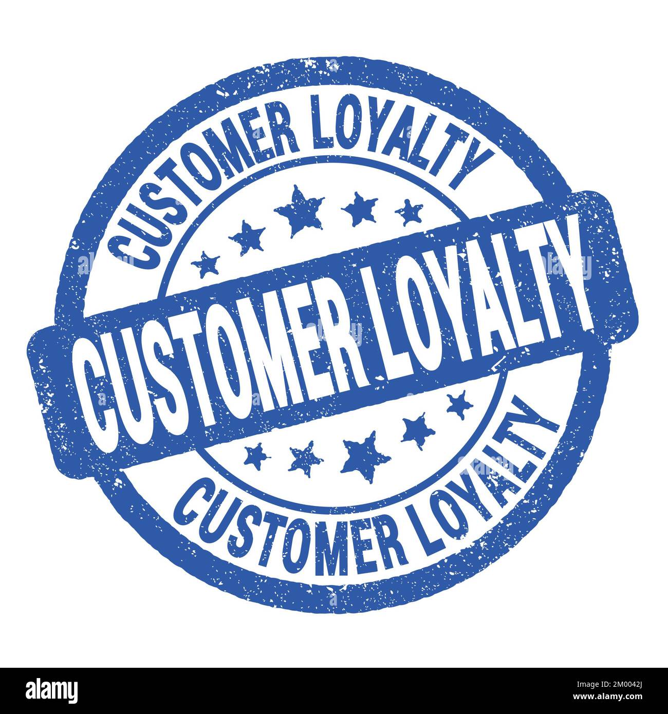 Customer loyalty stamp Cut Out Stock Images & Pictures - Alamy