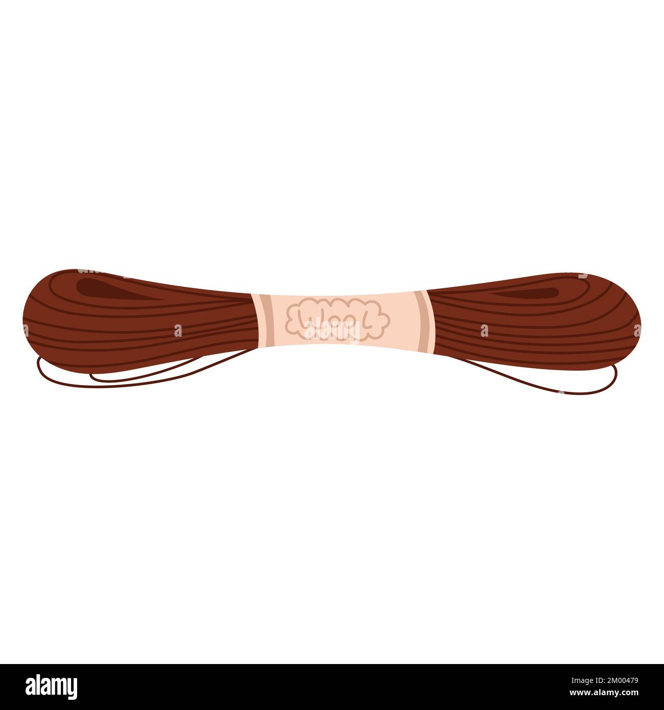 Hand knitting yarns Stock Vector Images - Alamy