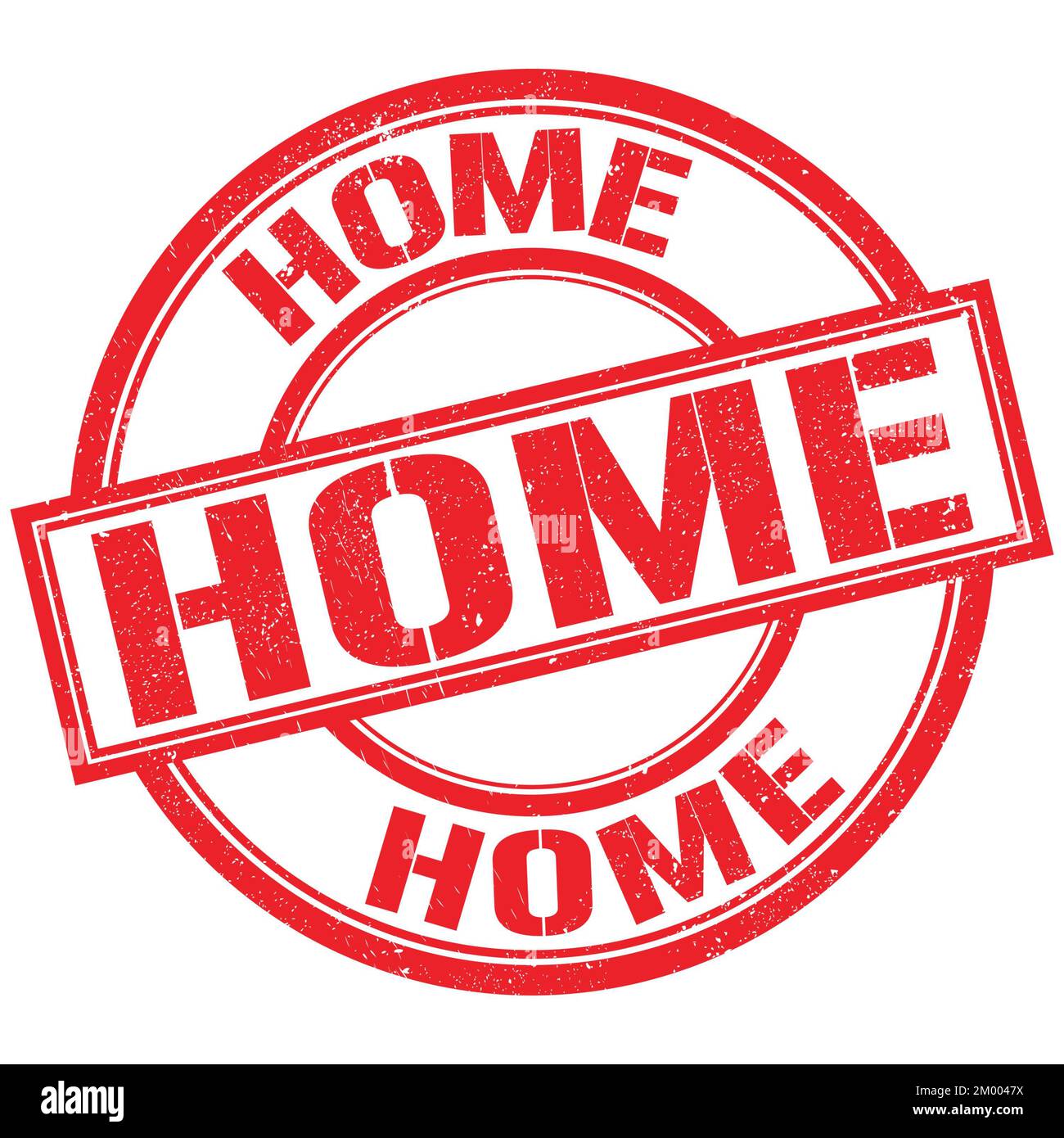 Home stamp sign round hi-res stock photography and images - Alamy
