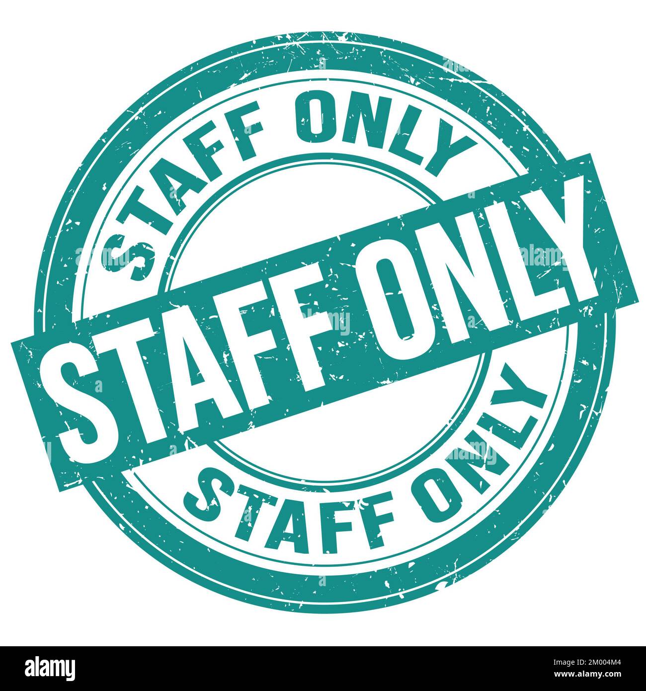 Staff only with icon Cut Out Stock Images & Pictures - Alamy