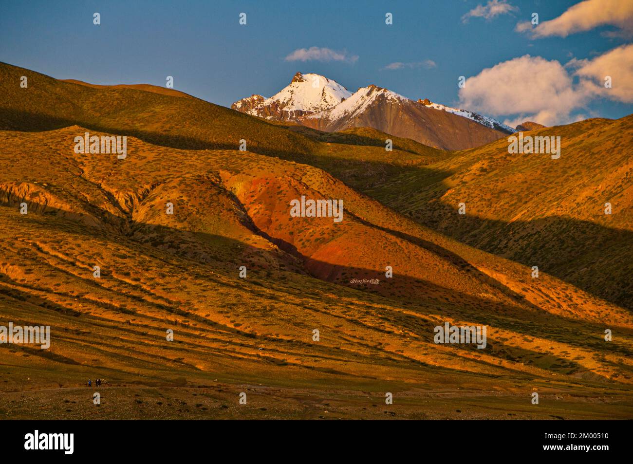 The holy mount Kailash seen from Darchen Western Tibet, Asia Stock ...