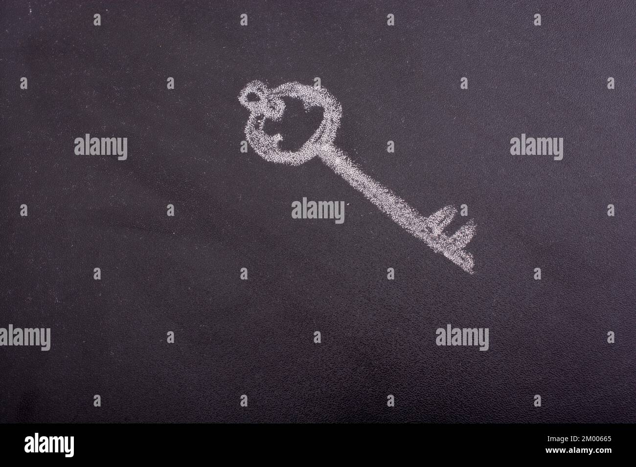 Retro styled golden color key forms the word key Stock Photo - Alamy