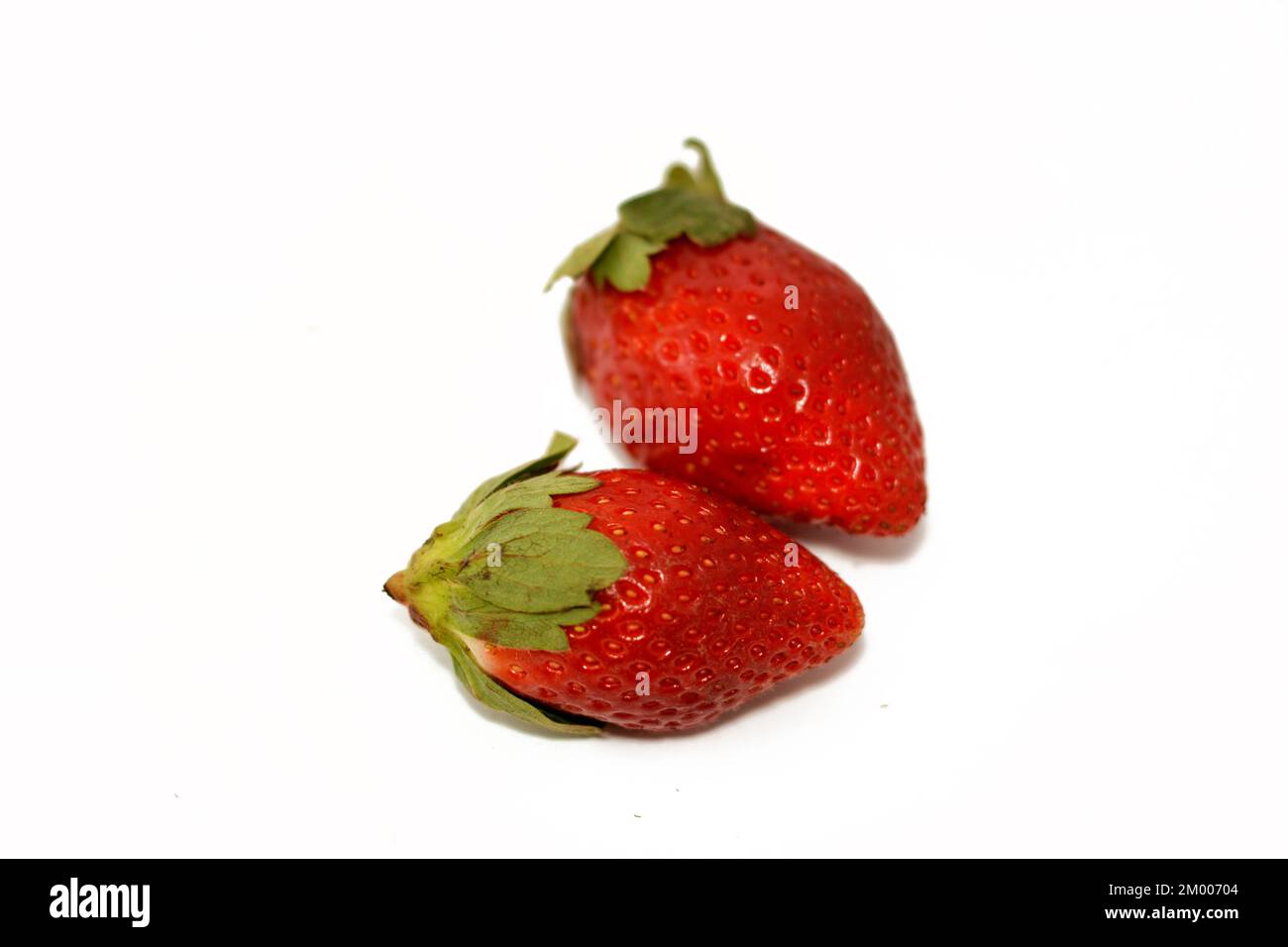 Fresh strawberries fruit, the garden strawberry is a widely grown ...
