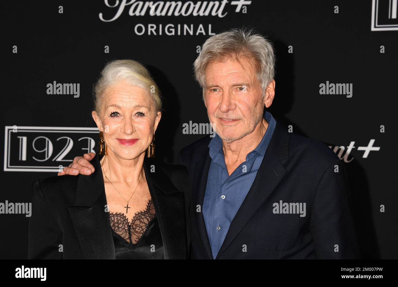 LOS ANGELES, CALIFORNIA - DECEMBER 02: (L-R) Helen Mirren and Harrison ...
