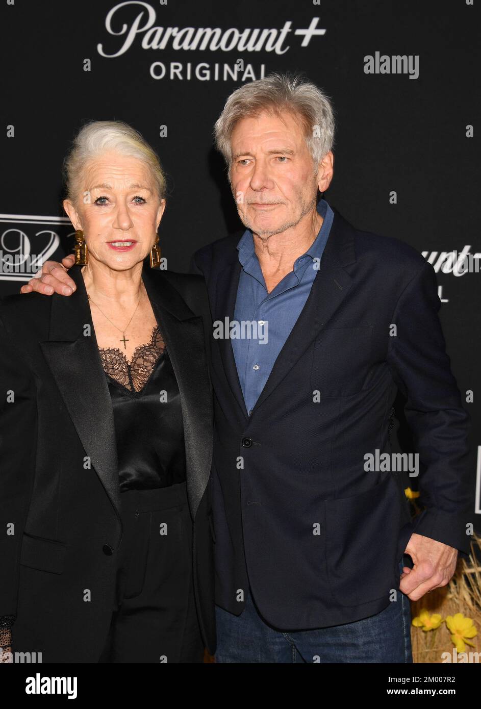 LOS ANGELES, CALIFORNIA - DECEMBER 02: (L-R) Helen Mirren and Harrison ...