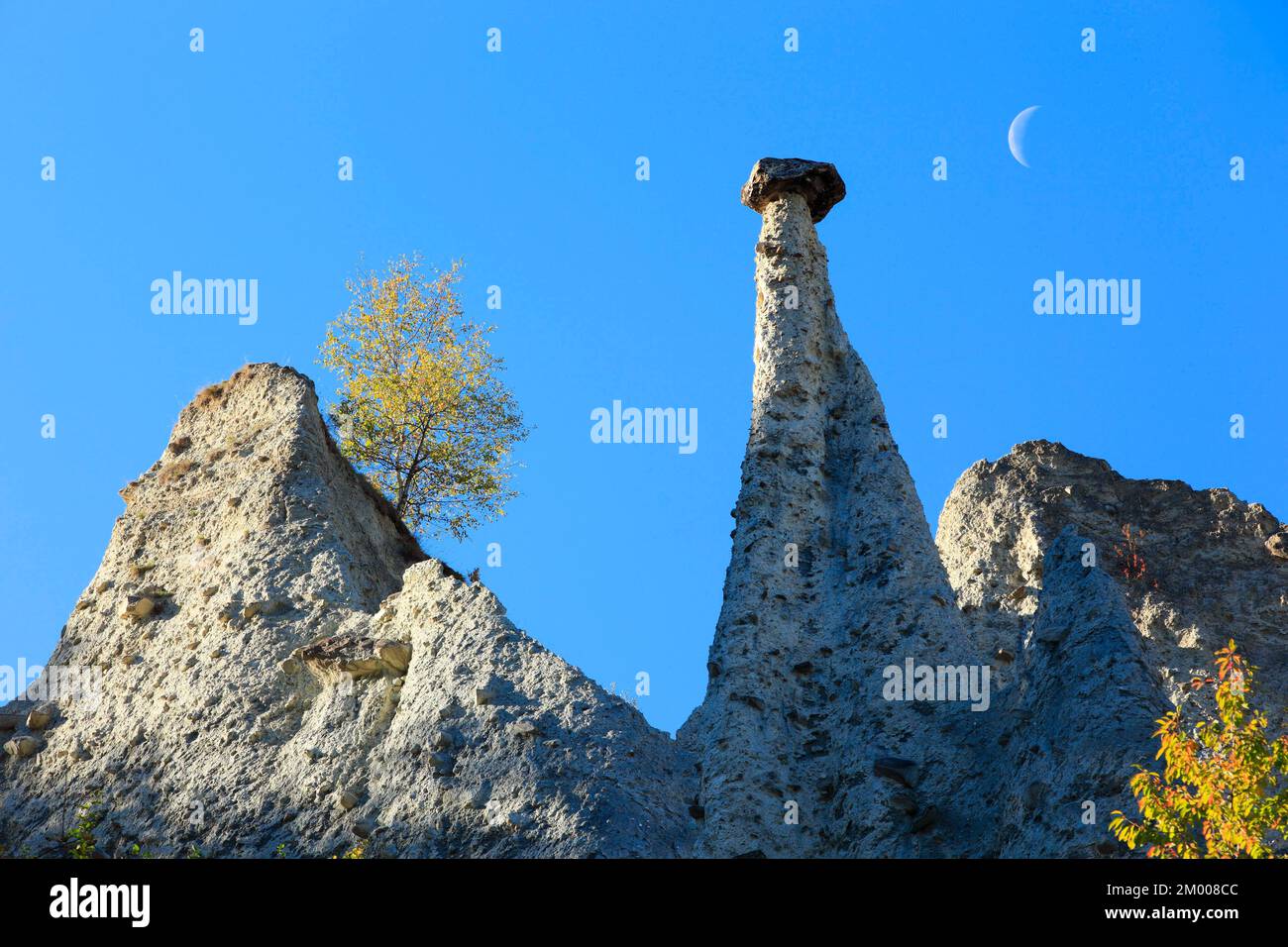 Earth pyramids of Euseigne, Switzerland, Europe Stock Photo - Alamy