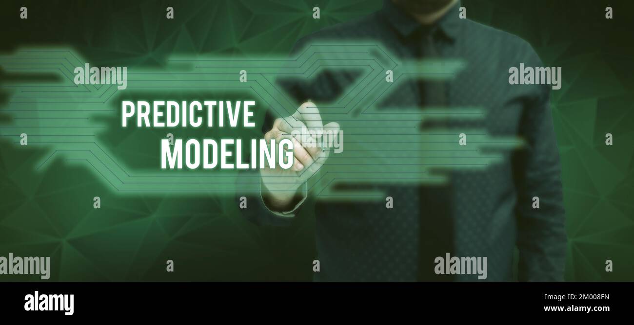 Text caption presenting Predictive Modeling. Word Written on ... Text caption presenting Predictive Modeling. Word Written on ...