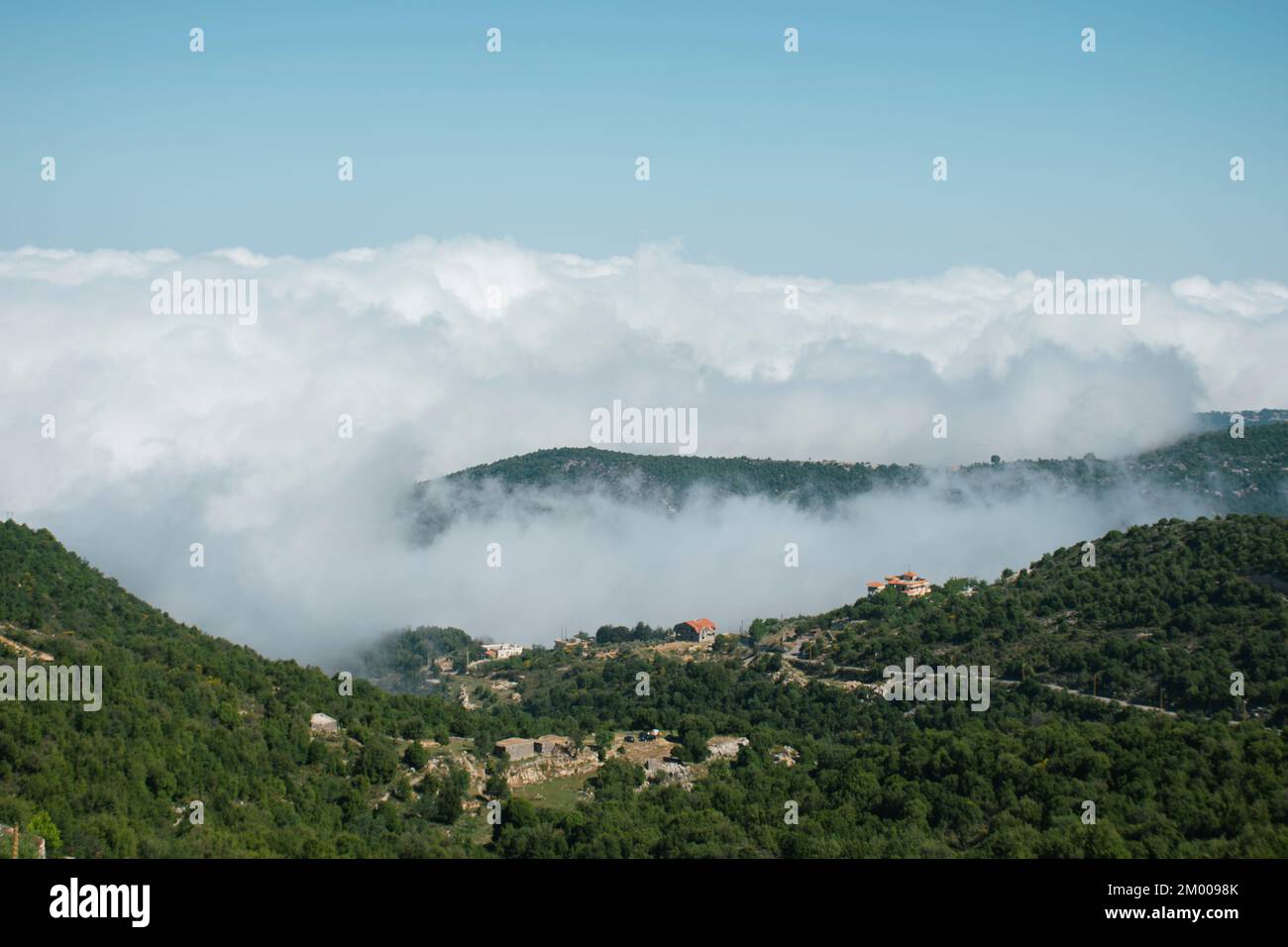 Above the clouds in Mount Lebanon Stock Photo - Alamy
