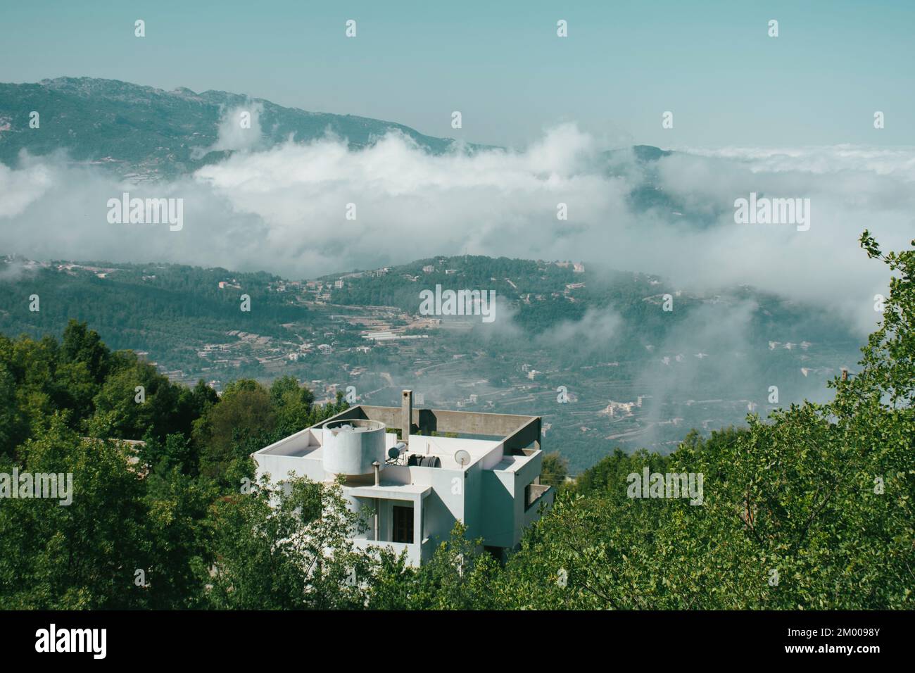 Above the clouds in Mount Lebanon Stock Photo - Alamy