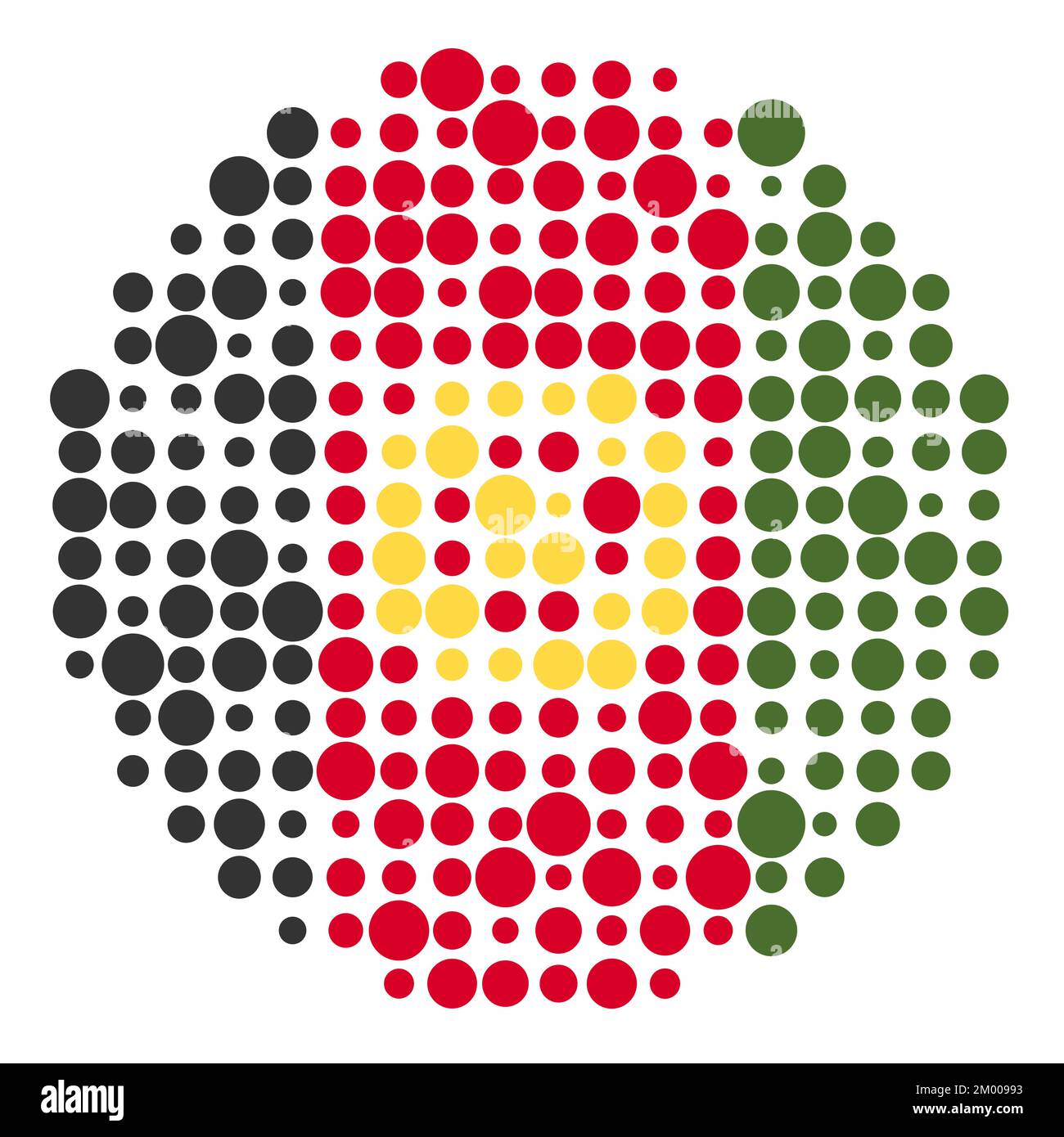 Afghanistan Map Silhouette Pixelated generative pattern illustration ...