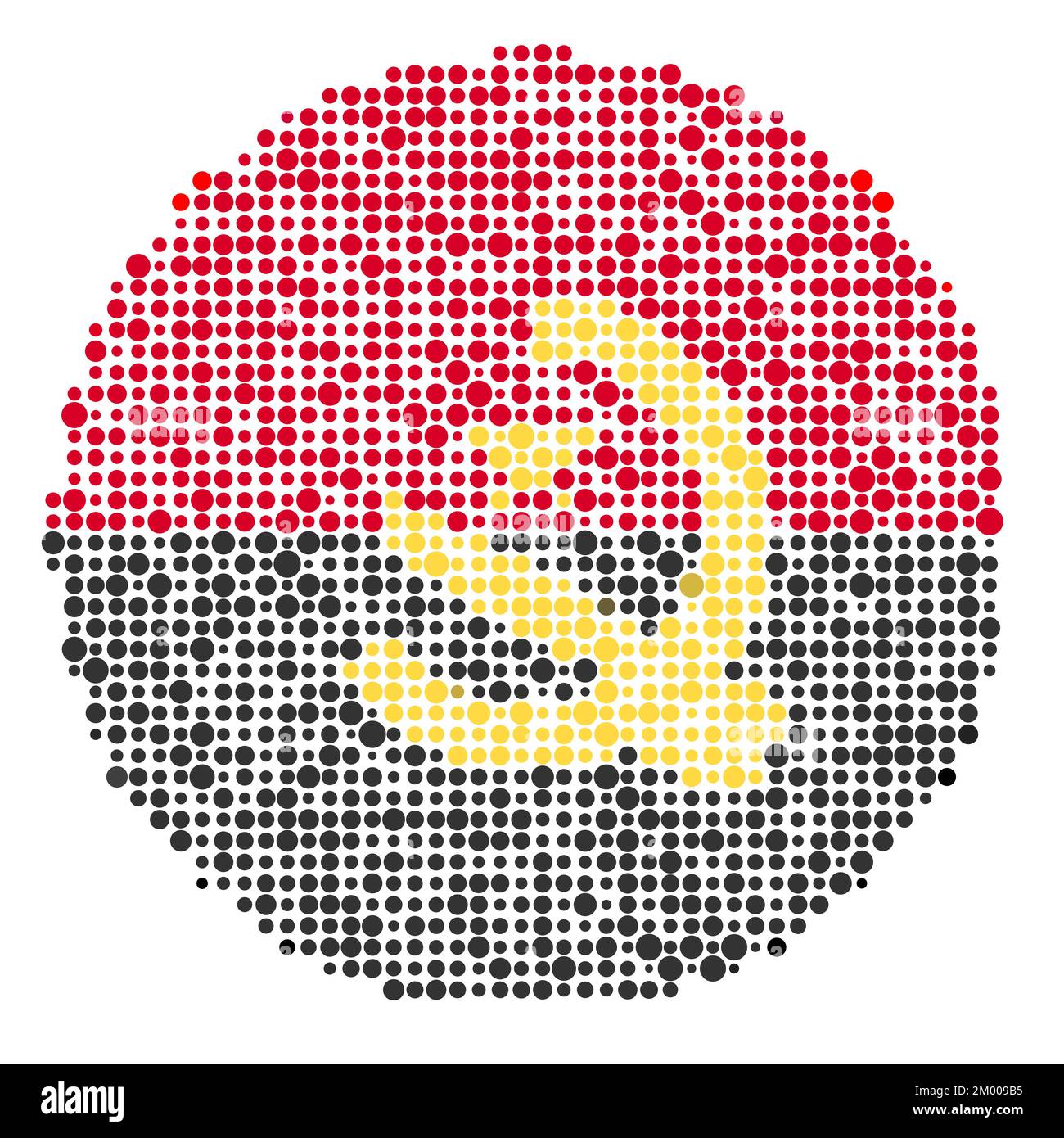 Angola Map Silhouette Pixelated generative pattern illustration Stock ...