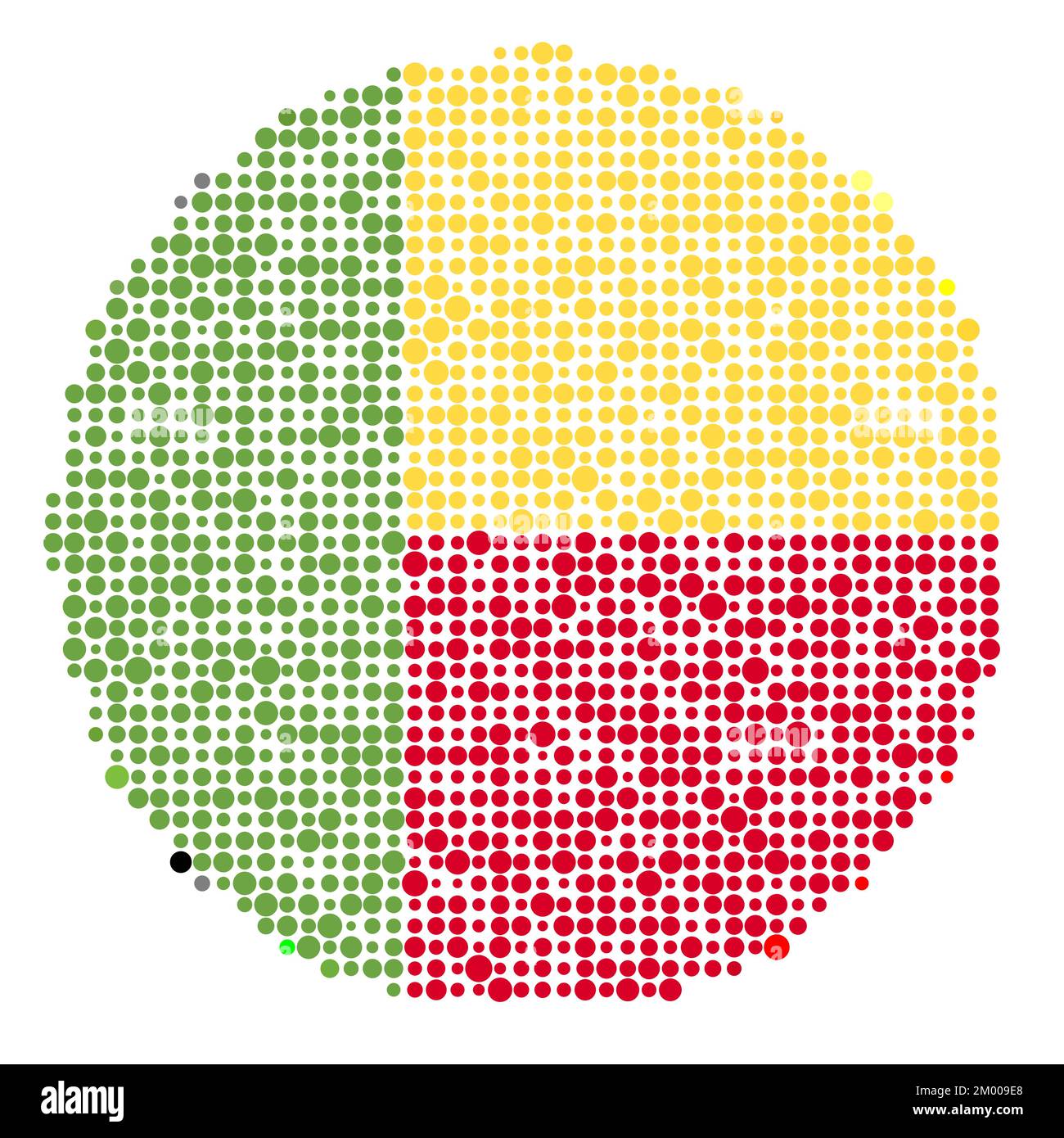 Benin Map Silhouette Pixelated generative pattern illustration Stock ...