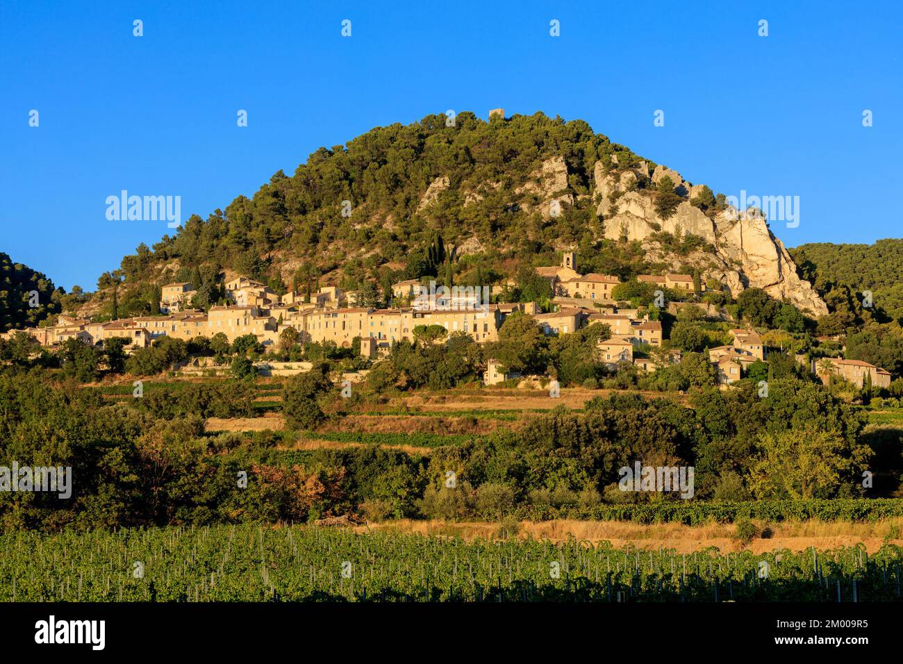 FRANCE. Vaucluse (84) Séguret Most beautiful villages of France seen ...