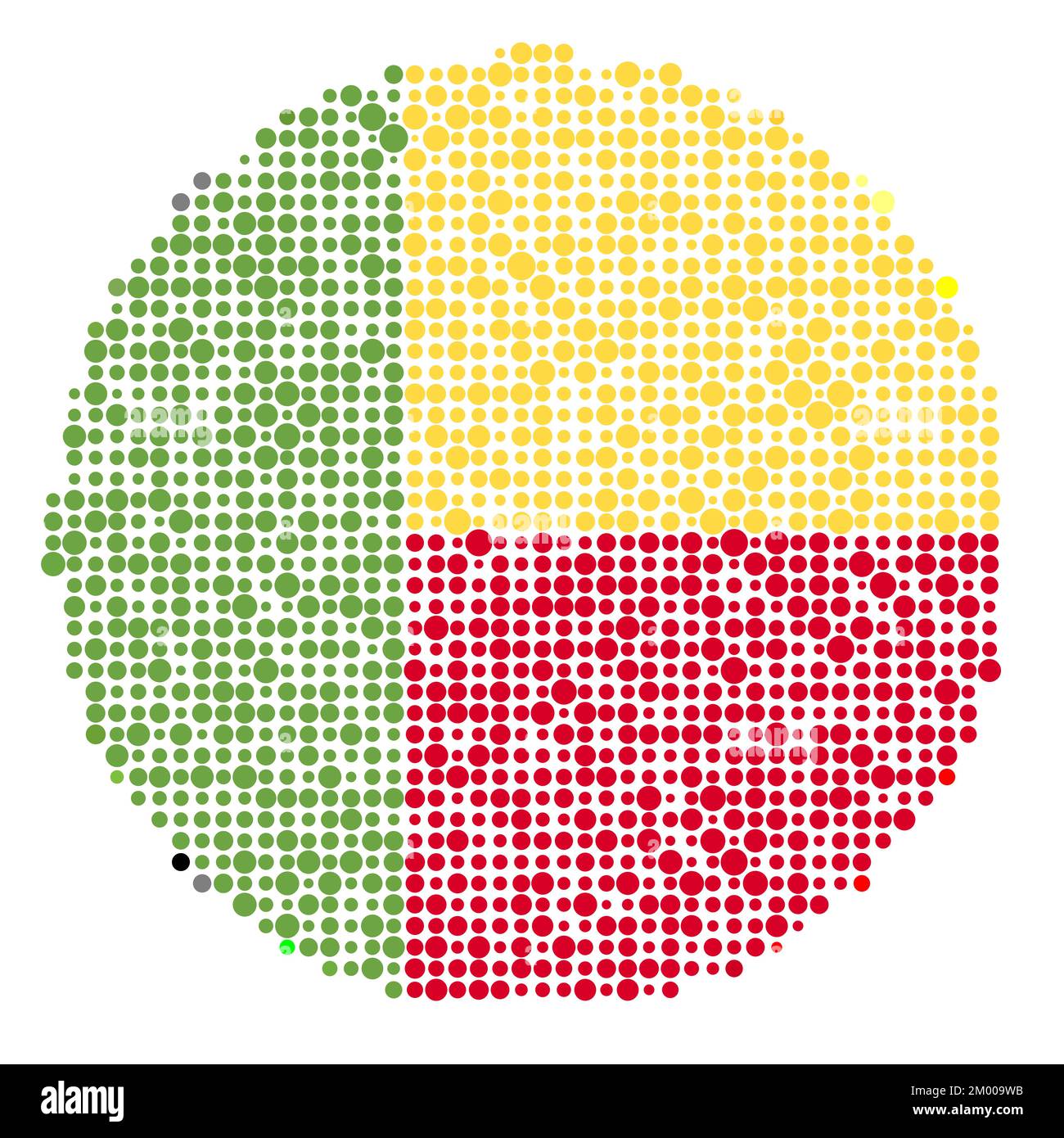 Benin Map Silhouette Pixelated generative pattern illustration Stock ...