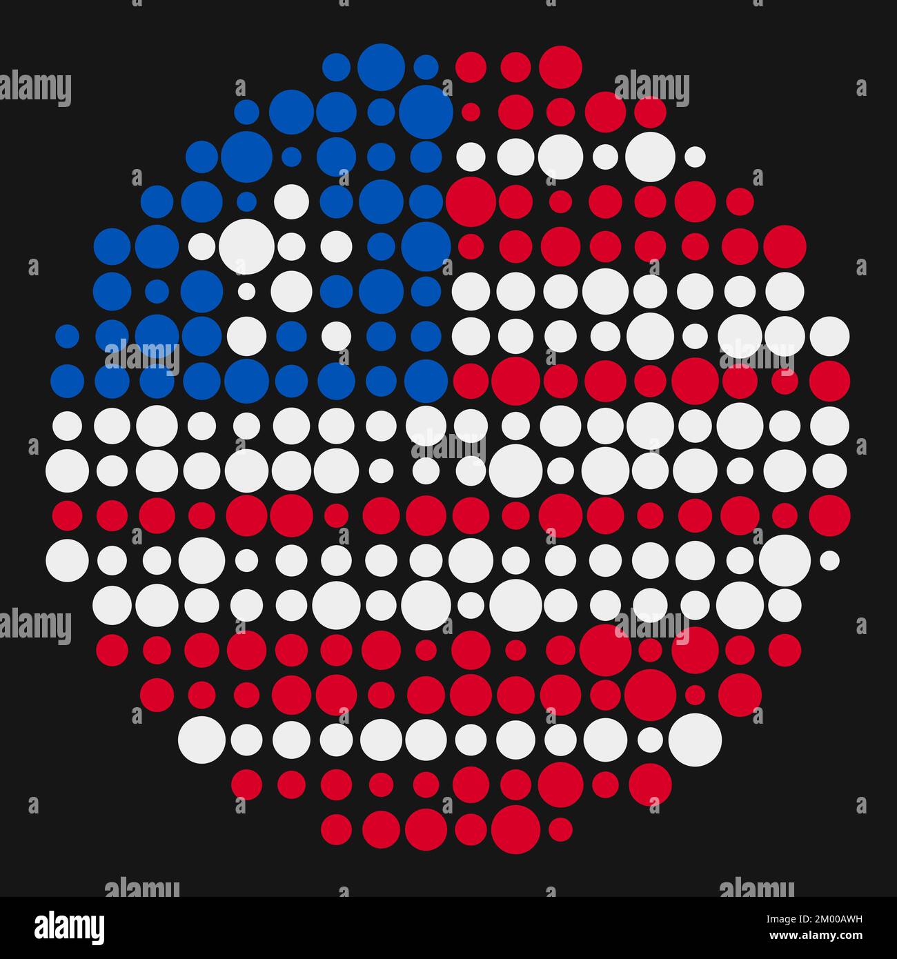 Liberia Map Silhouette Pixelated generative pattern illustration Stock ...