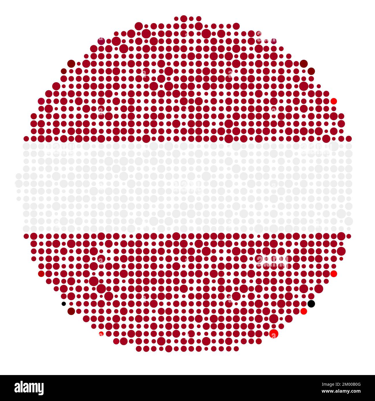 Latvia Map Silhouette Pixelated generative pattern illustration Stock ...