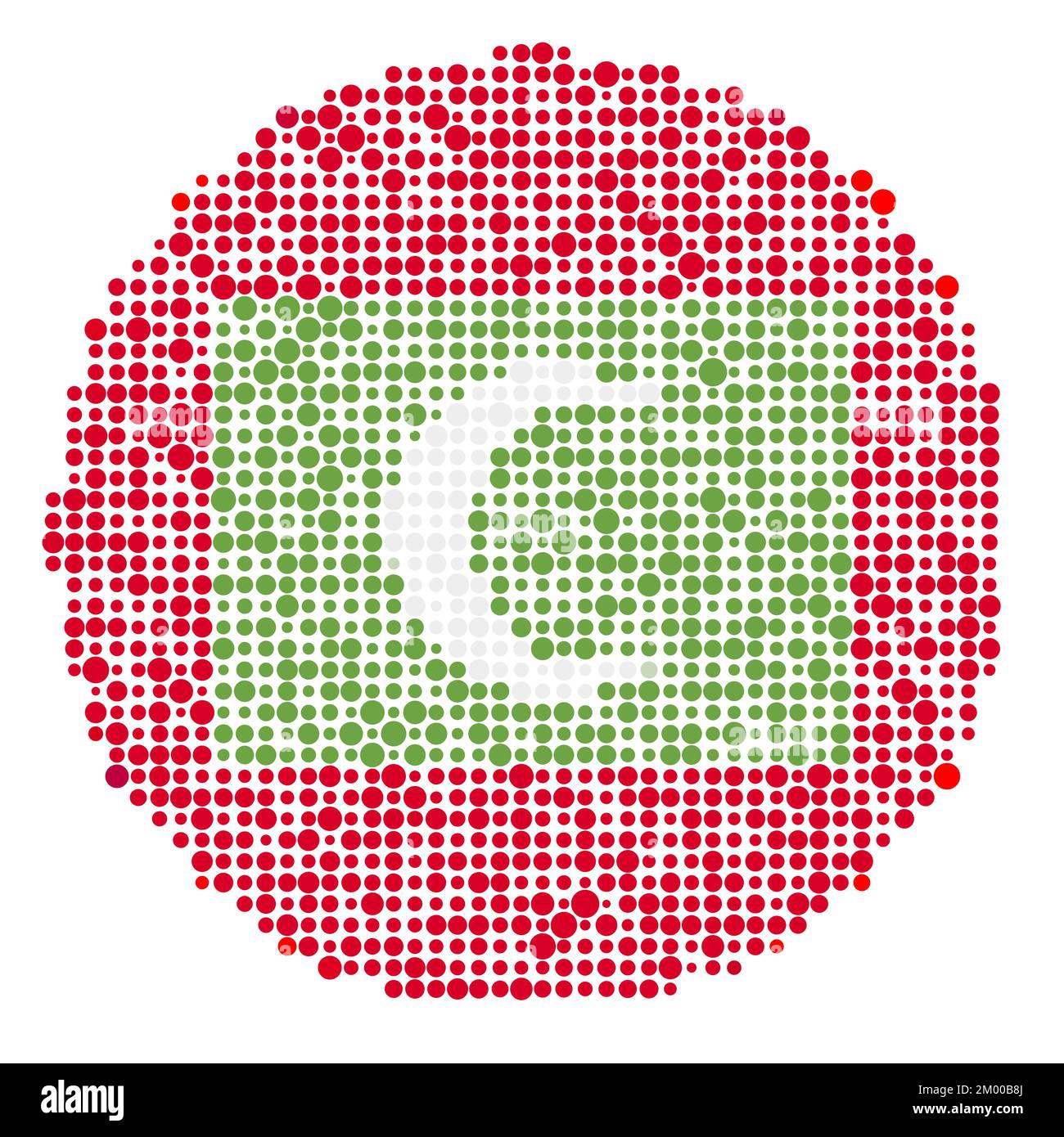 Maldives Map Silhouette Pixelated generative pattern illustration Stock ...