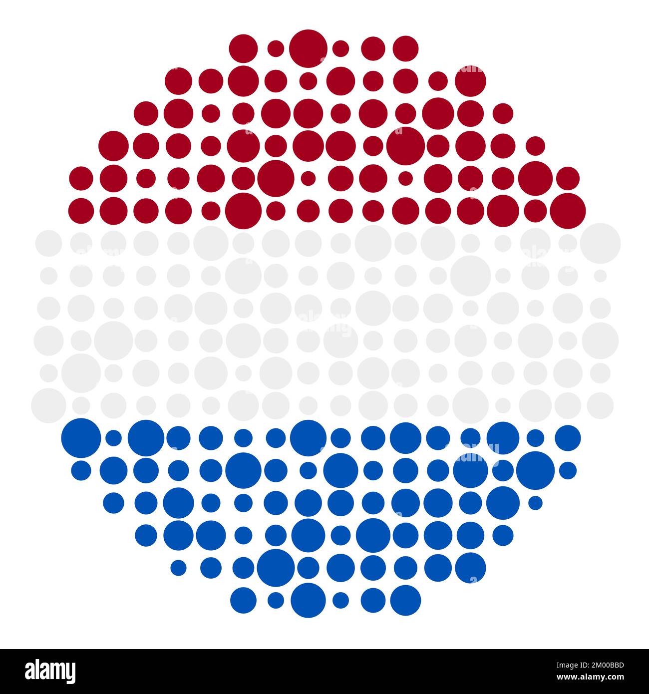 Netherlands Map Silhouette Pixelated generative pattern illustration ...