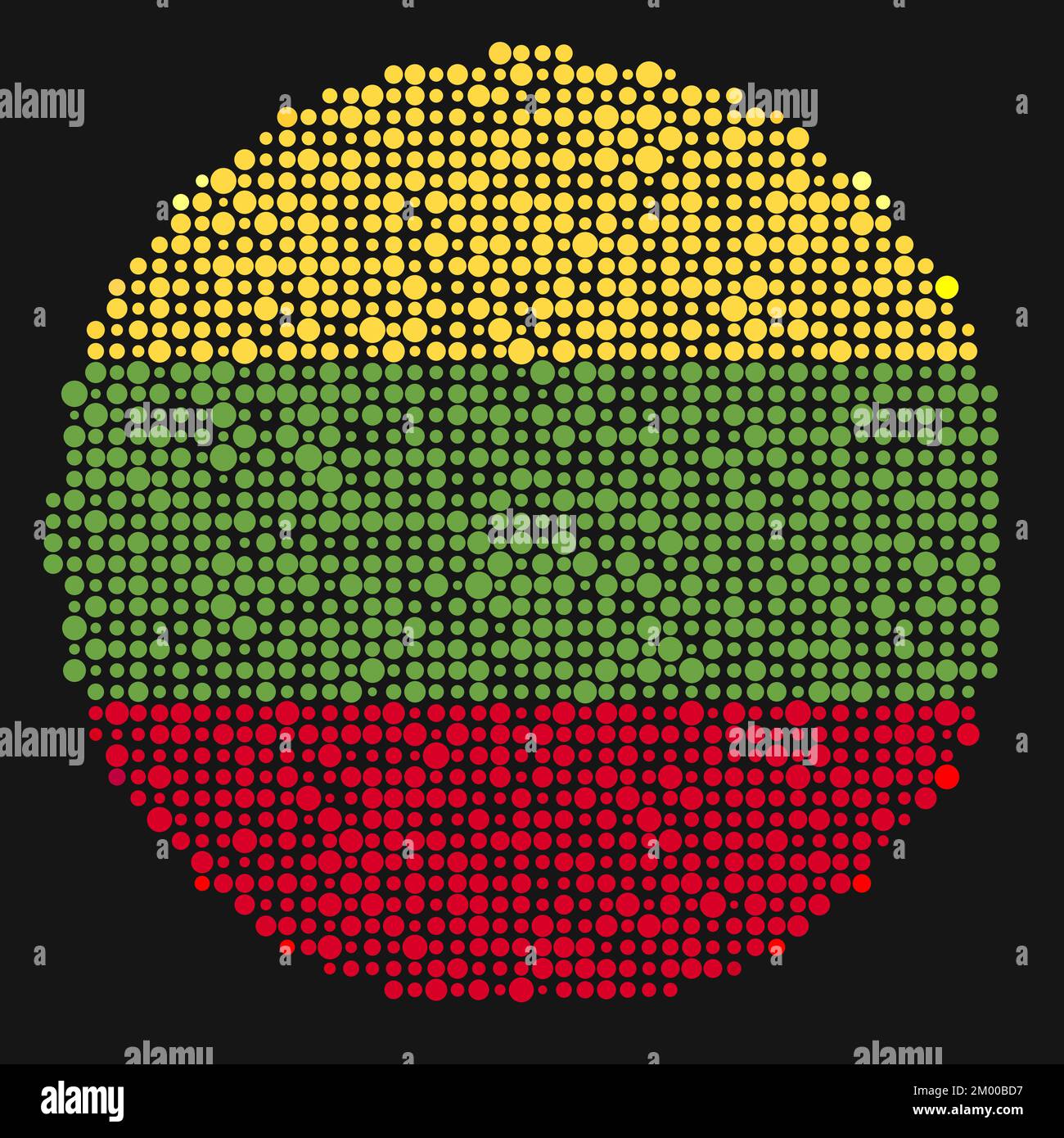 Lithuania Map Silhouette Pixelated generative pattern illustration ...