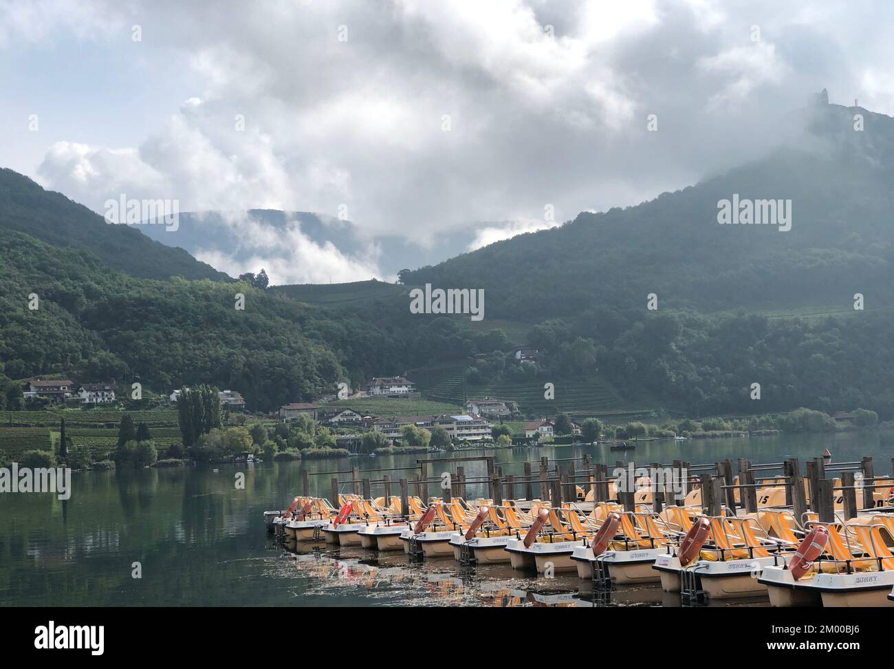 Lago di Caldaro Stock Photo - Alamy