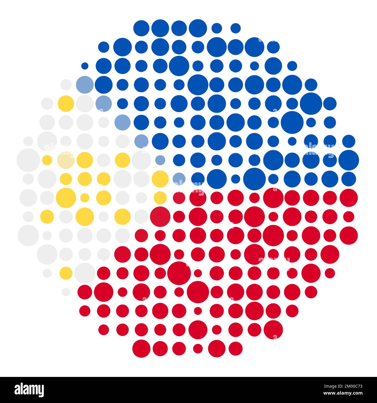 Philippines Map Silhouette Pixelated generative pattern illustration ...