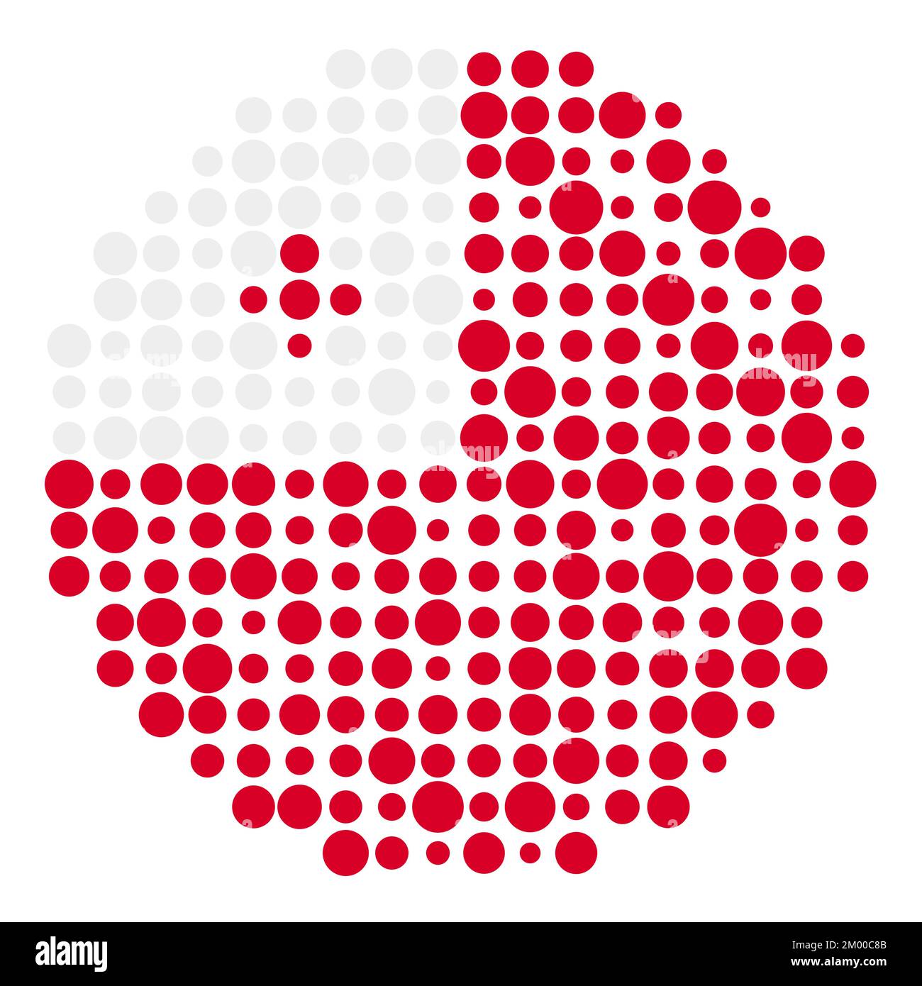 Tonga Map Silhouette Pixelated generative pattern illustration Stock ...