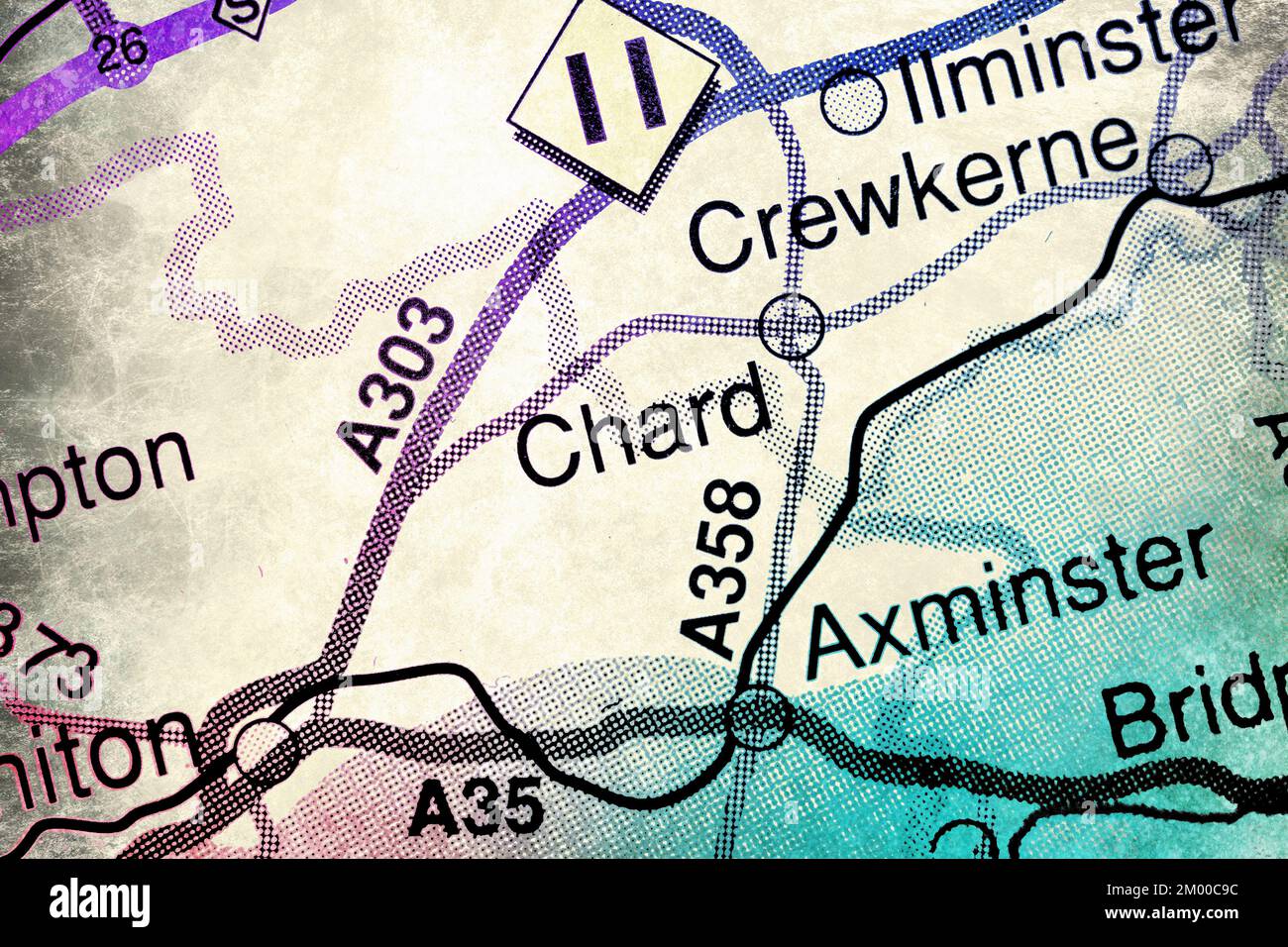 Map of chard hi-res stock photography and images - Alamy