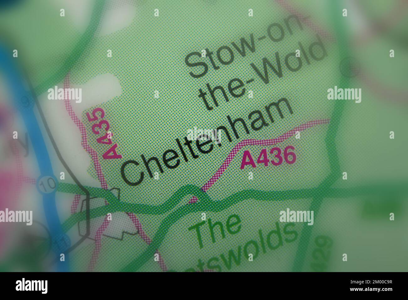 Map of cheltenham hi-res stock photography and images - Alamy