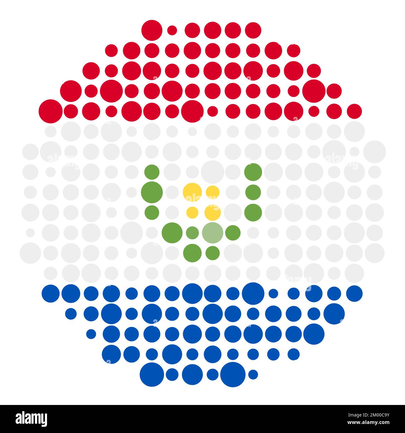 Paraguay Map Silhouette Pixelated generative pattern illustration Stock ...