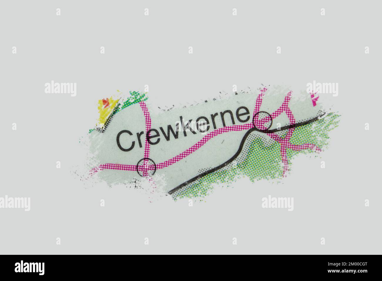 Map of crewkerne hi-res stock photography and images - Alamy