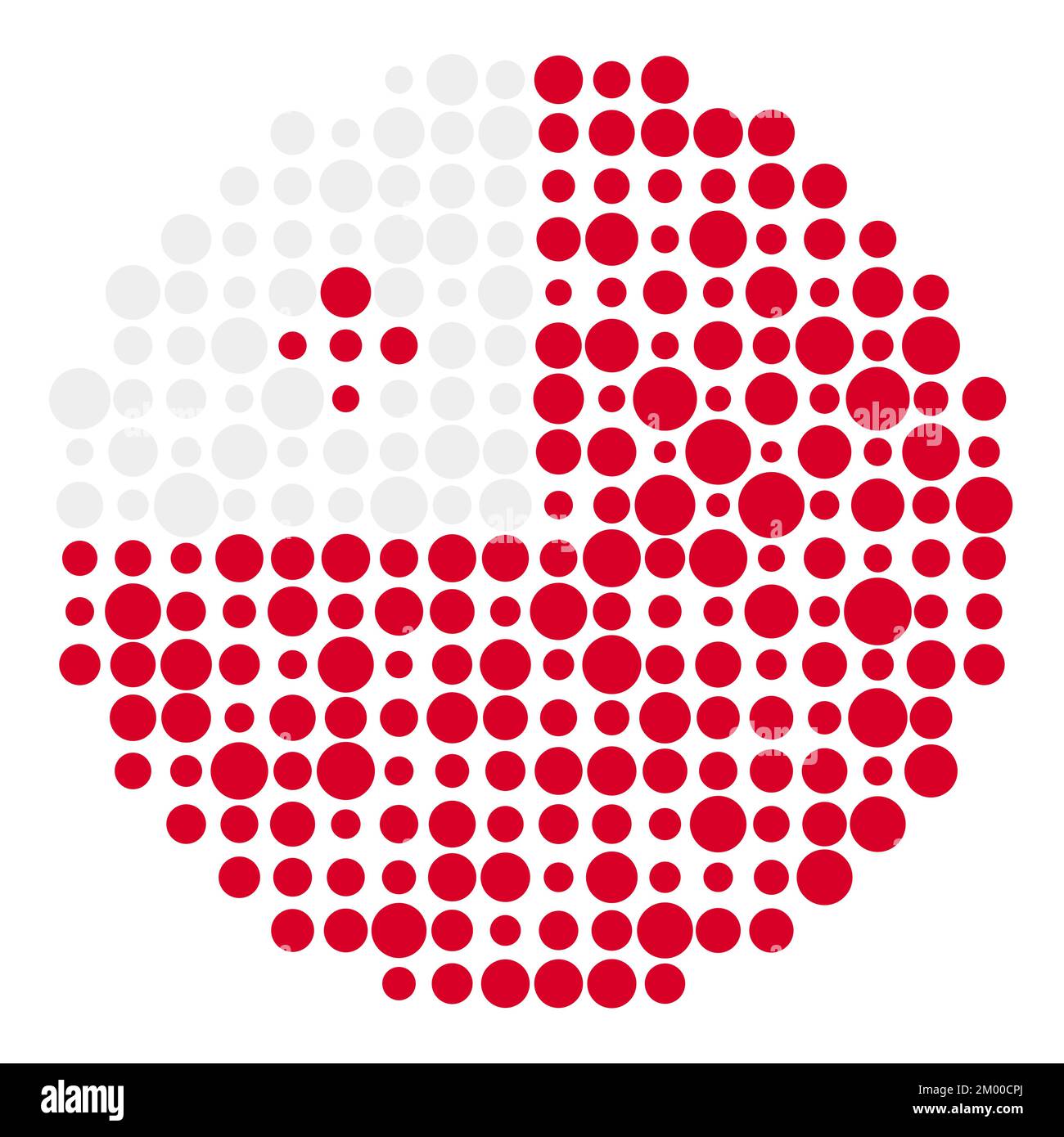 Tonga Map Silhouette Pixelated generative pattern illustration Stock ...