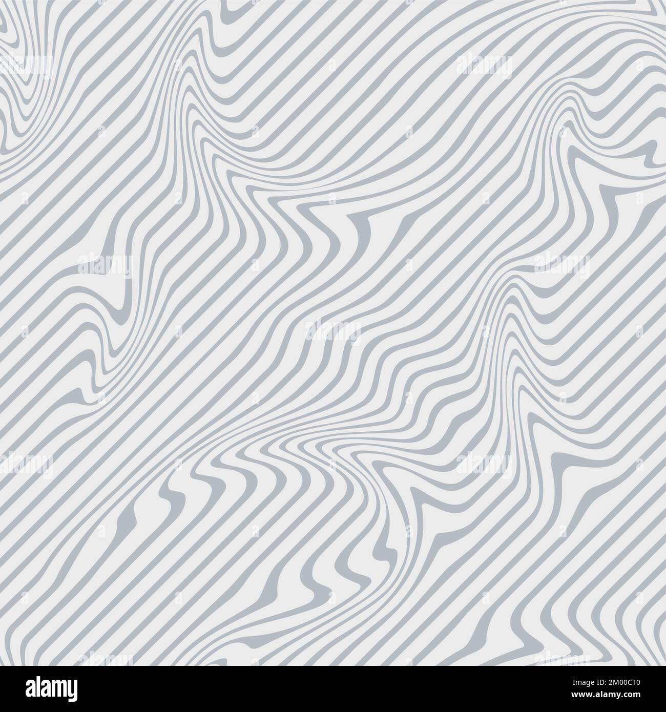 Abstract Illustration Of Wave Stripes Gray And White Striped Background With Geometric Pattern