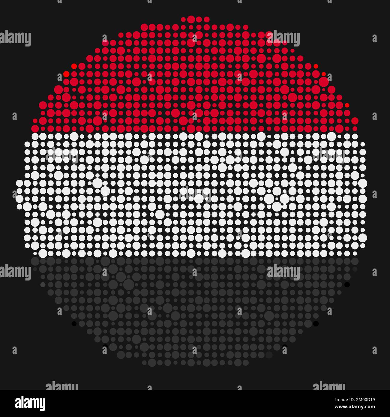 Yemen Map Silhouette Pixelated Generative Pattern Illustration Stock Vector Image And Art Alamy