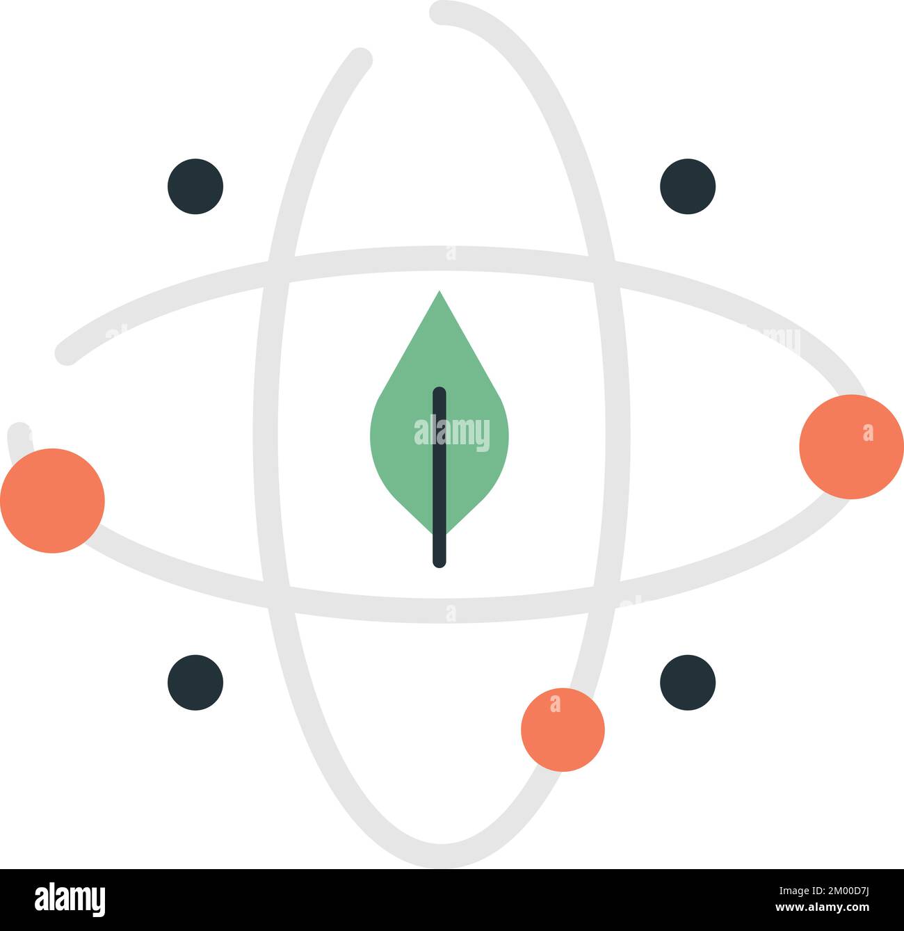 Strand of leaves Stock Vector Images - Alamy