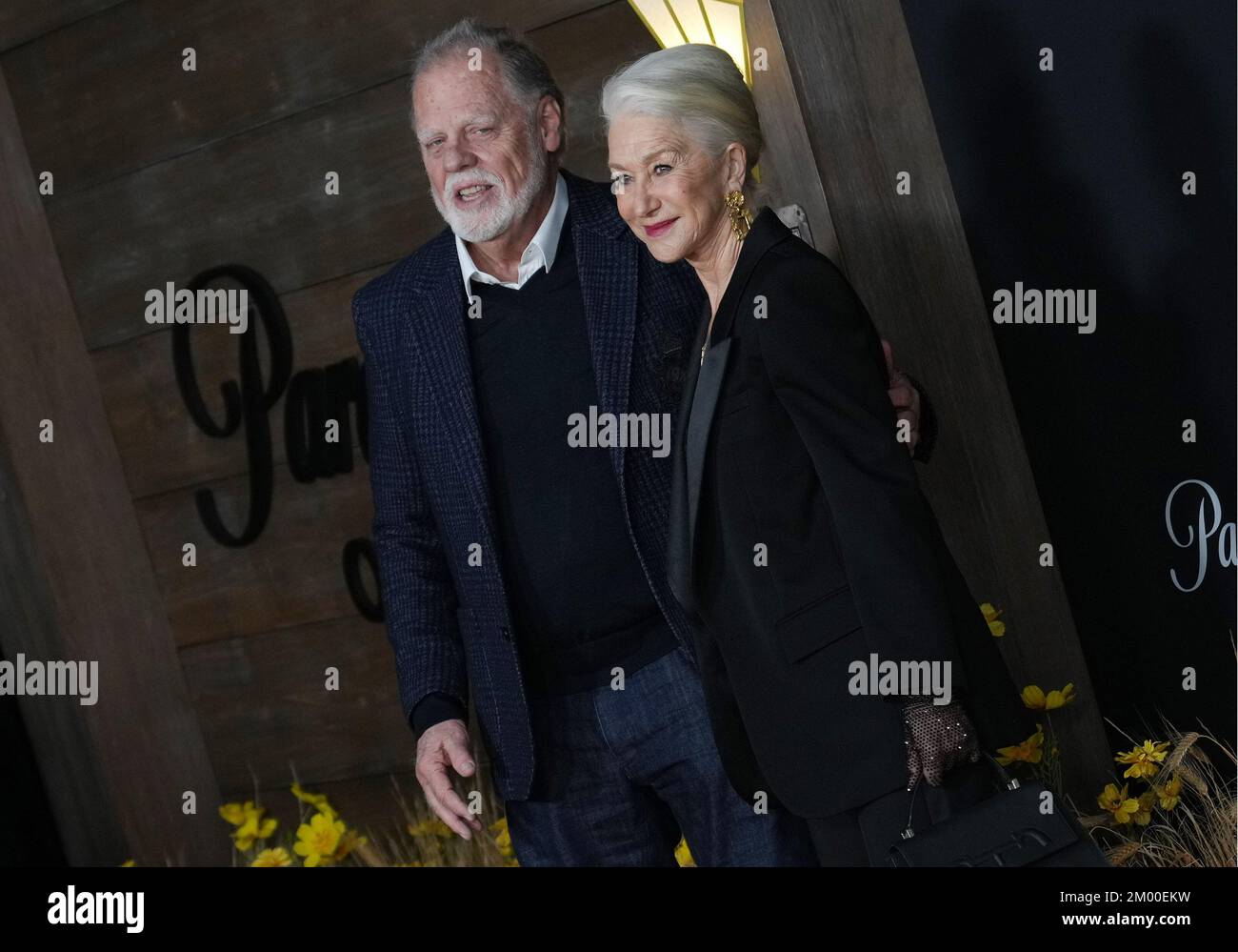 Los Angeles, USA. 02nd Dec, 2022. (L-R) Taylor Hackford and Helen Mirren at the Paramount+'s ...