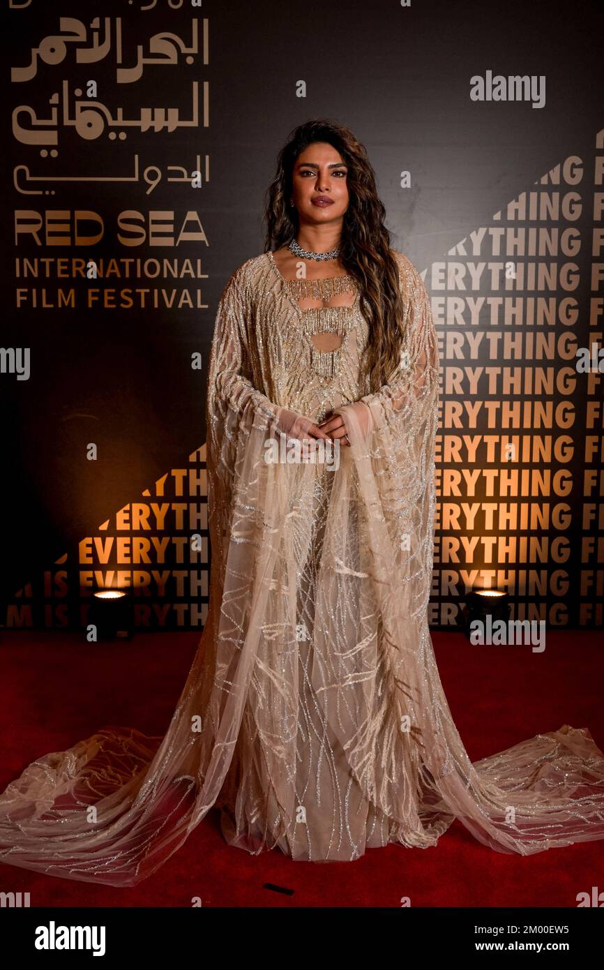 Indian actress Priyanka Chopra walks the red carpet as she arrives to the opening ceremony of ...