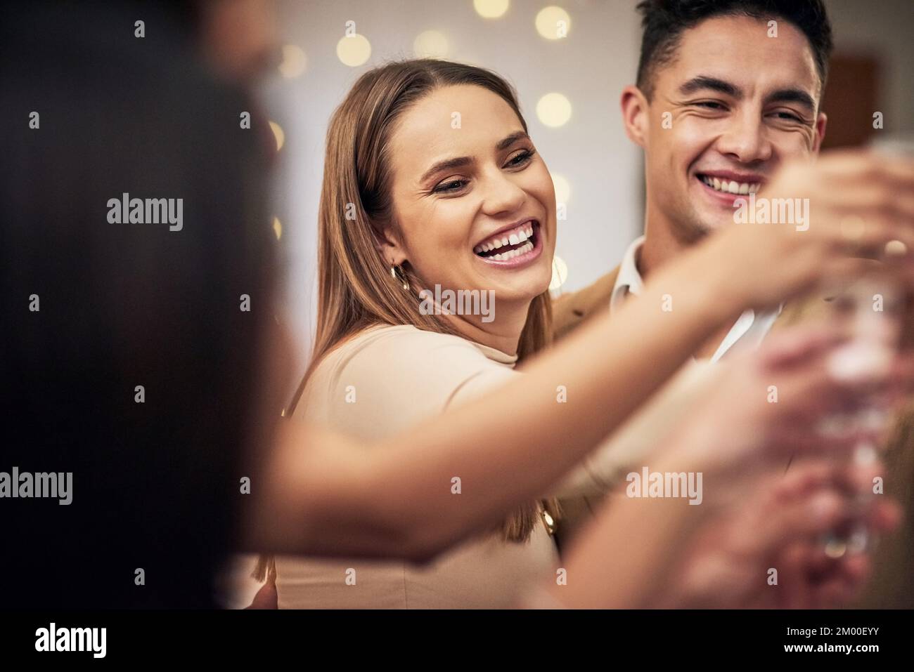 Cheers to the love of friendship hi-res stock photography and images ...