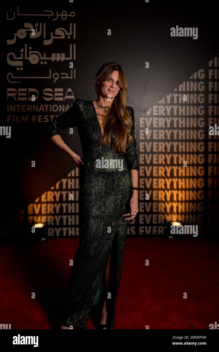 Jemima Khan walks the red carpet as she arrives to the opening ceremony of 2nd Red Sea Film ...