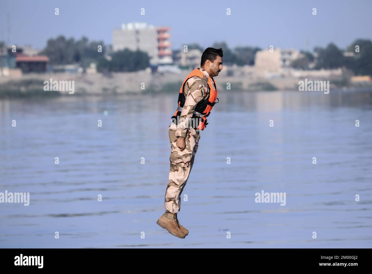 Baghdad, Iraq. 03rd Dec, 2022. A military officer of the Iraqi Military ...