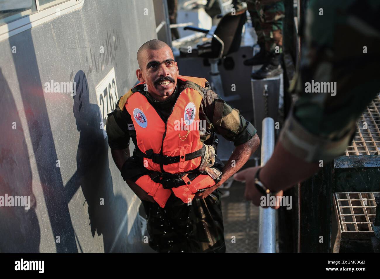 Baghdad, Iraq. 03rd Dec, 2022. A military cadet of the Iraqi Military ...