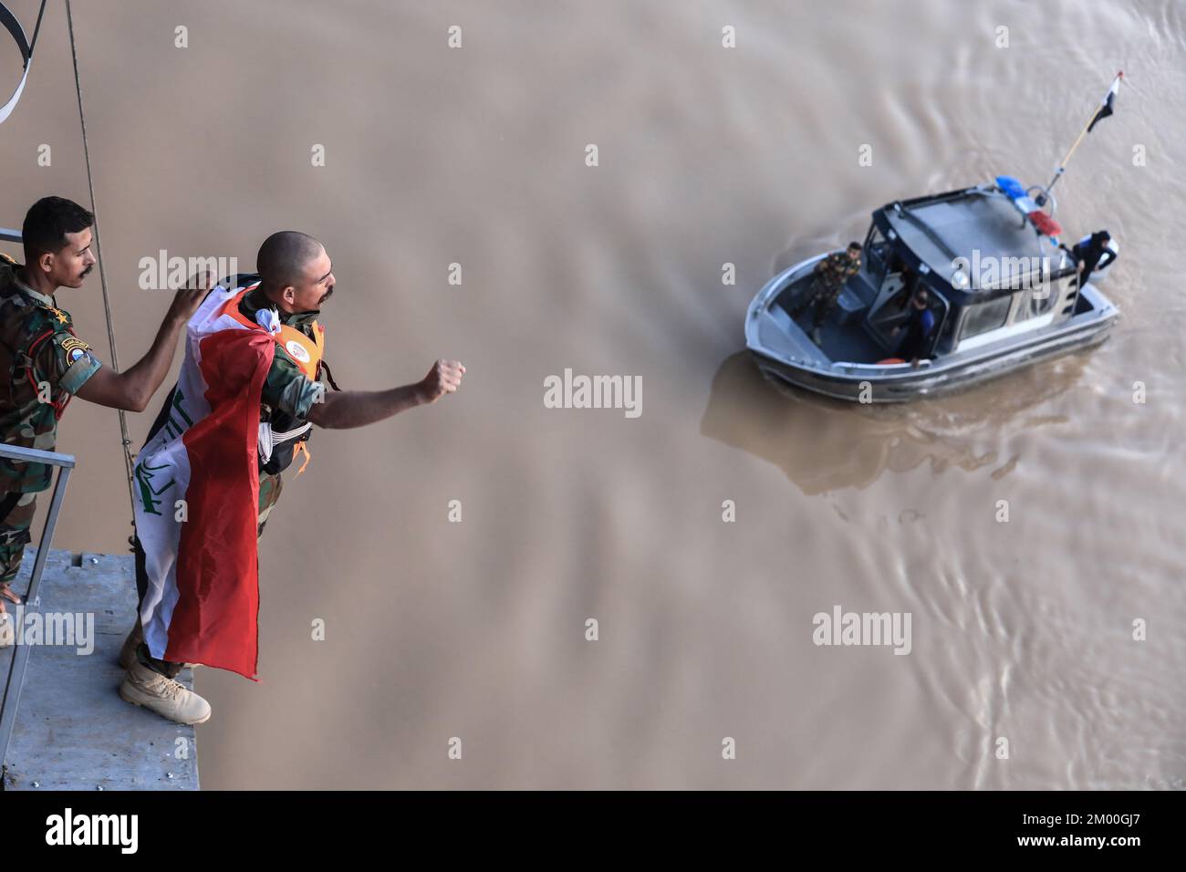 Baghdad, Iraq. 03rd Dec, 2022. A military cadet of the Iraqi Military ...